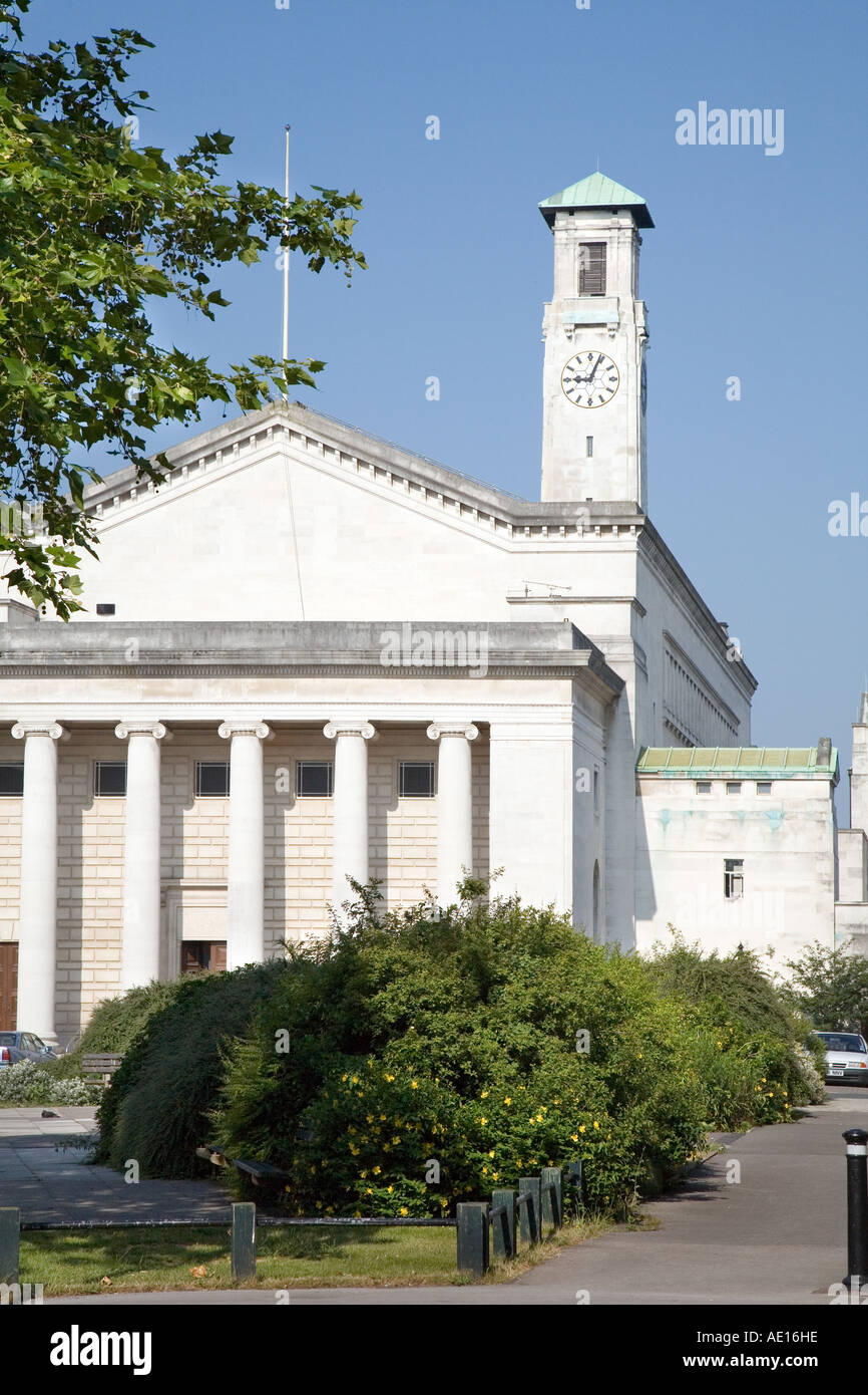 Southampton Guildhall entrance in Civic Centre Stock Photo - Alamy