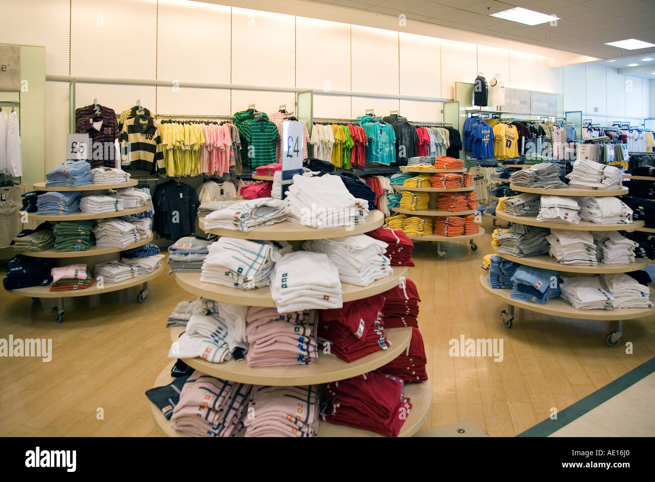 clothes section of a large department store Stock Photo - Alamy