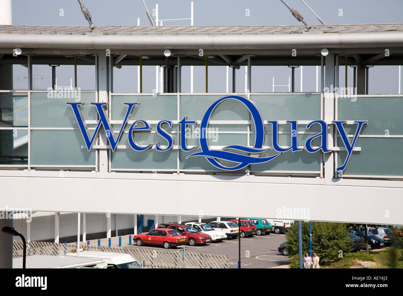 West Quay Sign in Southampton Stock Photo - Alamy