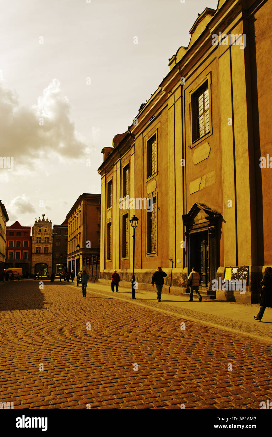Holy Spirit Church, Old Town Square, Torun, Poland Stock Photo - Alamy