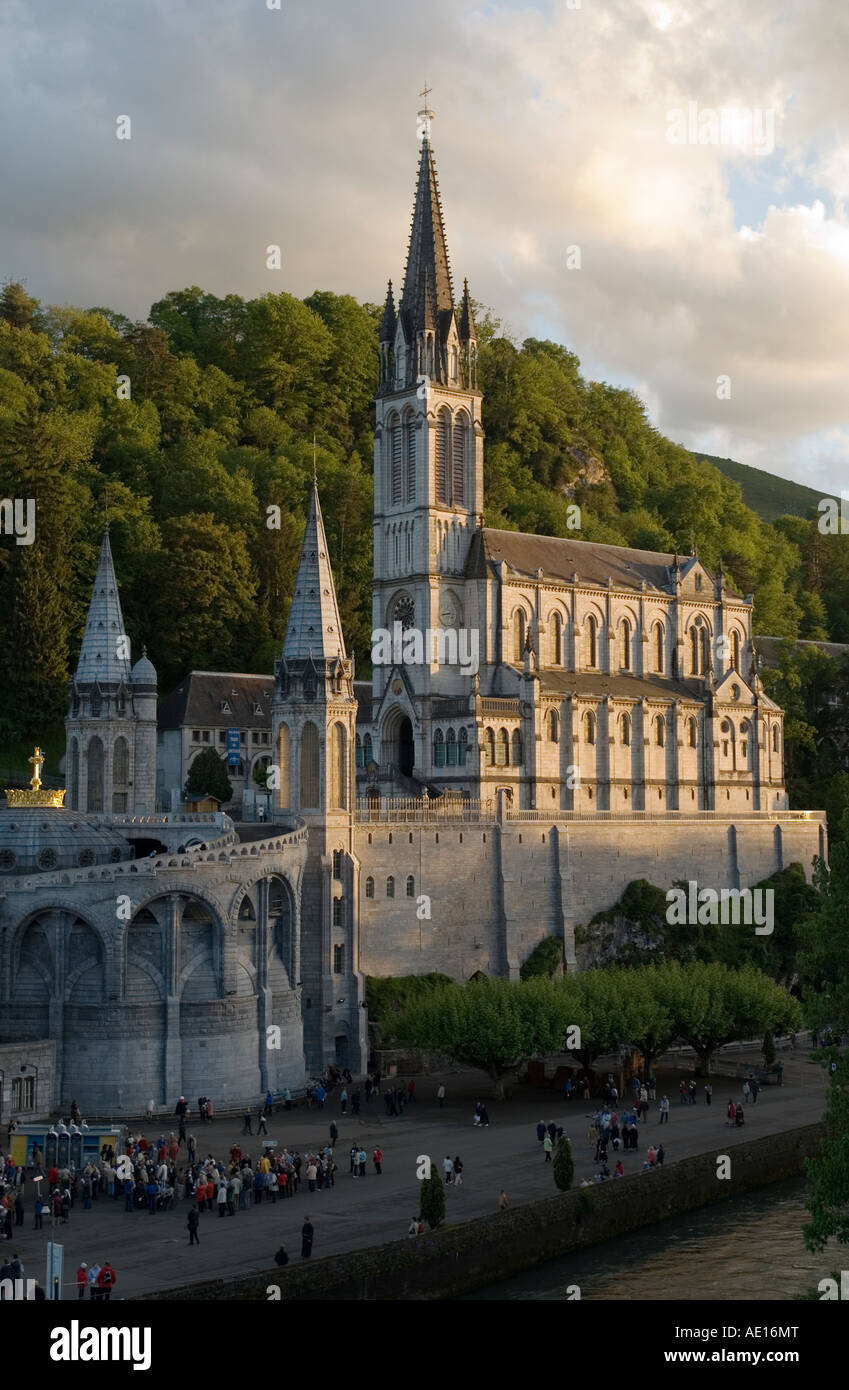 The Sanctuary of Our Lady of Lourdes, France Stock Photo - Alamy