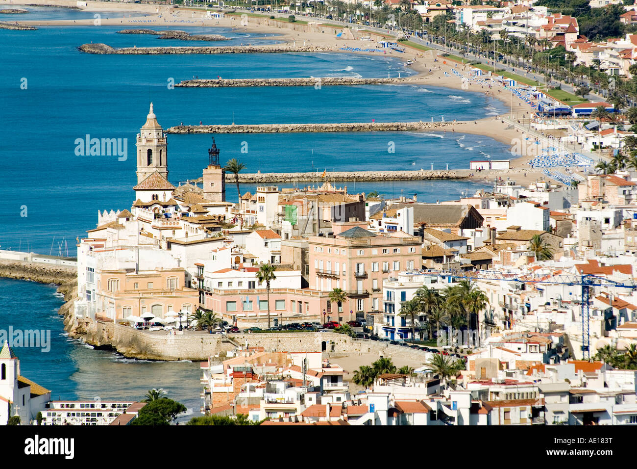 Overview of sitges hi-res stock photography and images - Alamy