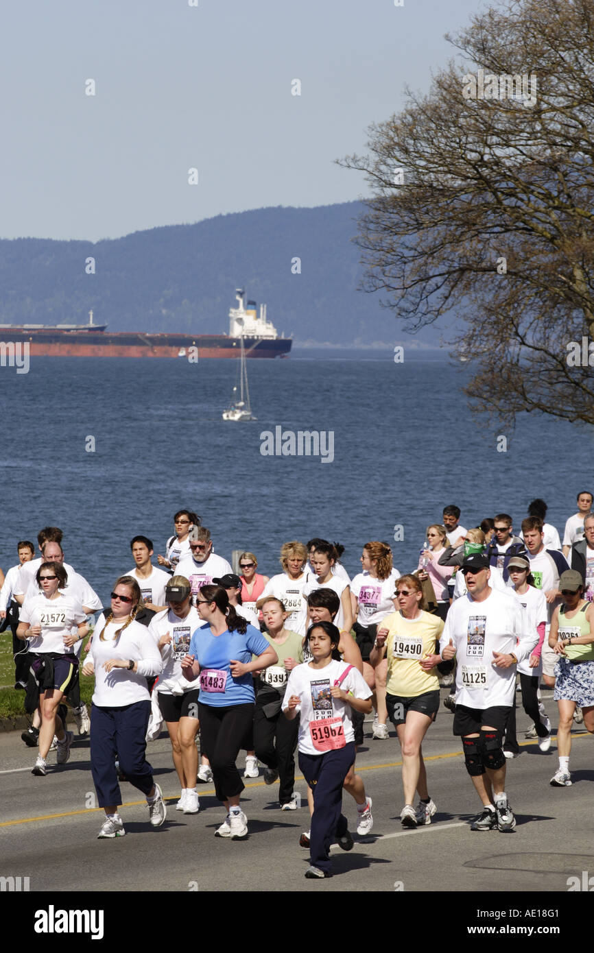 Vancouver Sun Run, Canada Stock Photo - Alamy