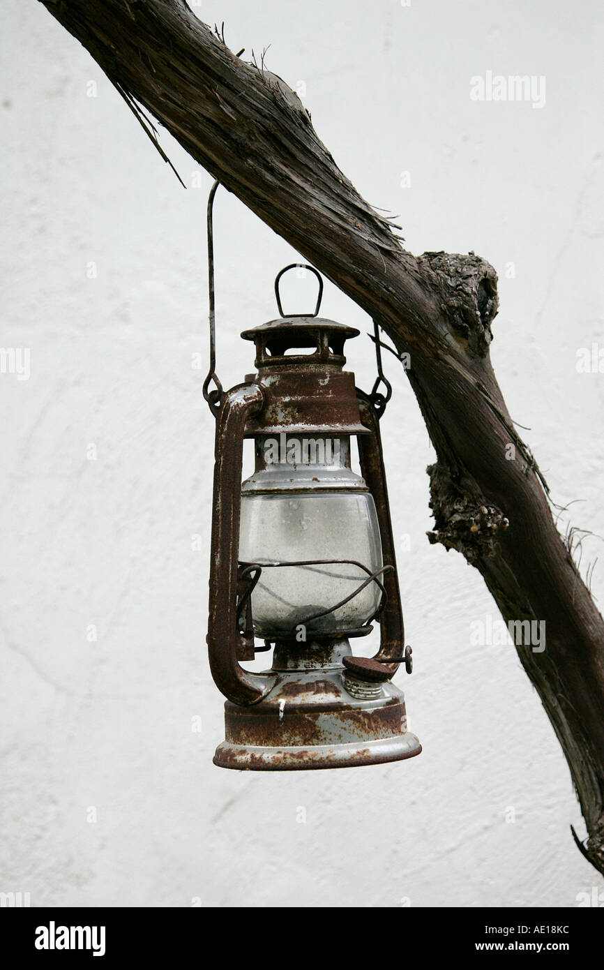 Gas lantern light lamp bulb lantern burning lit alight antique ...
