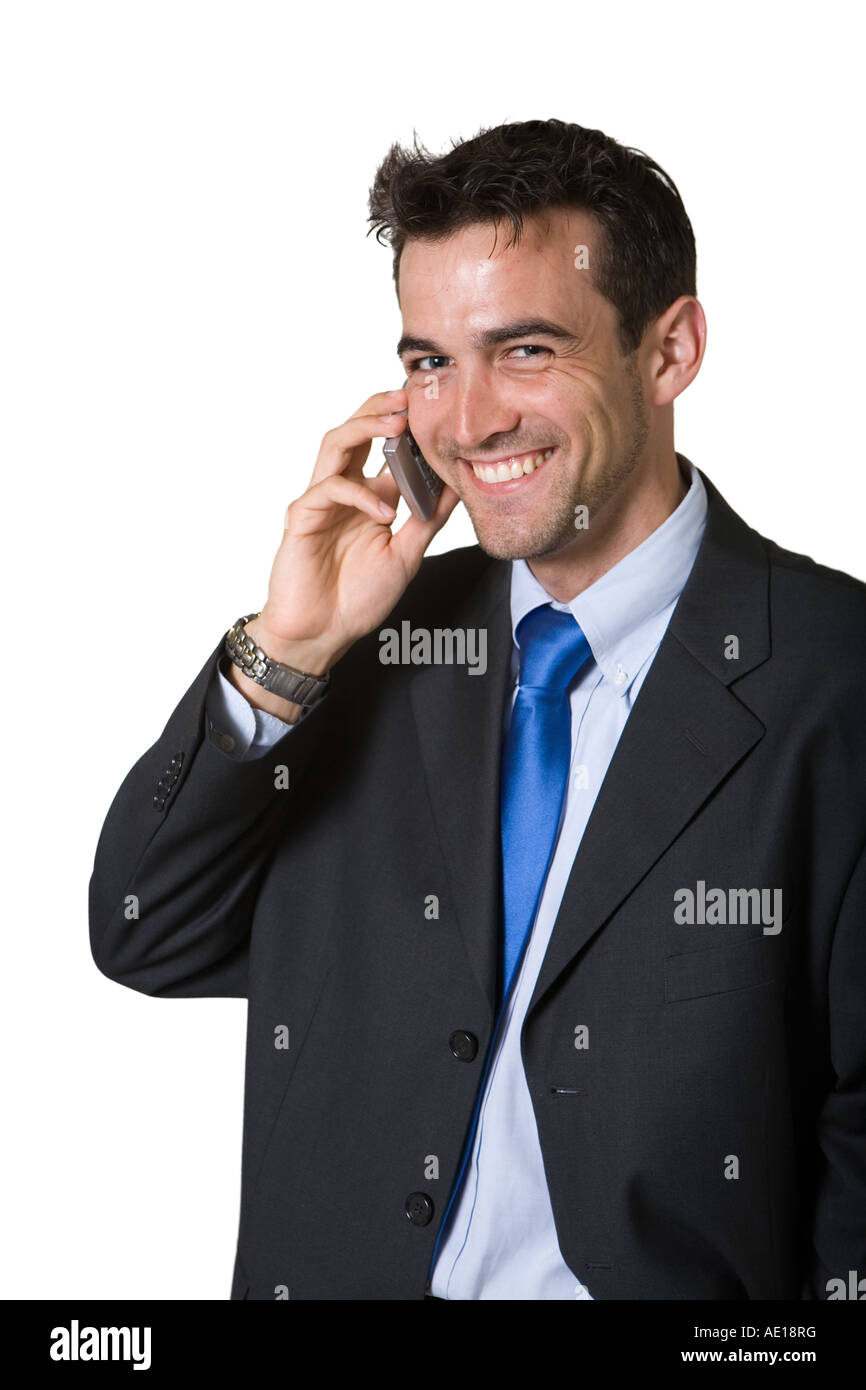 Business man pager Stock Photo - Alamy