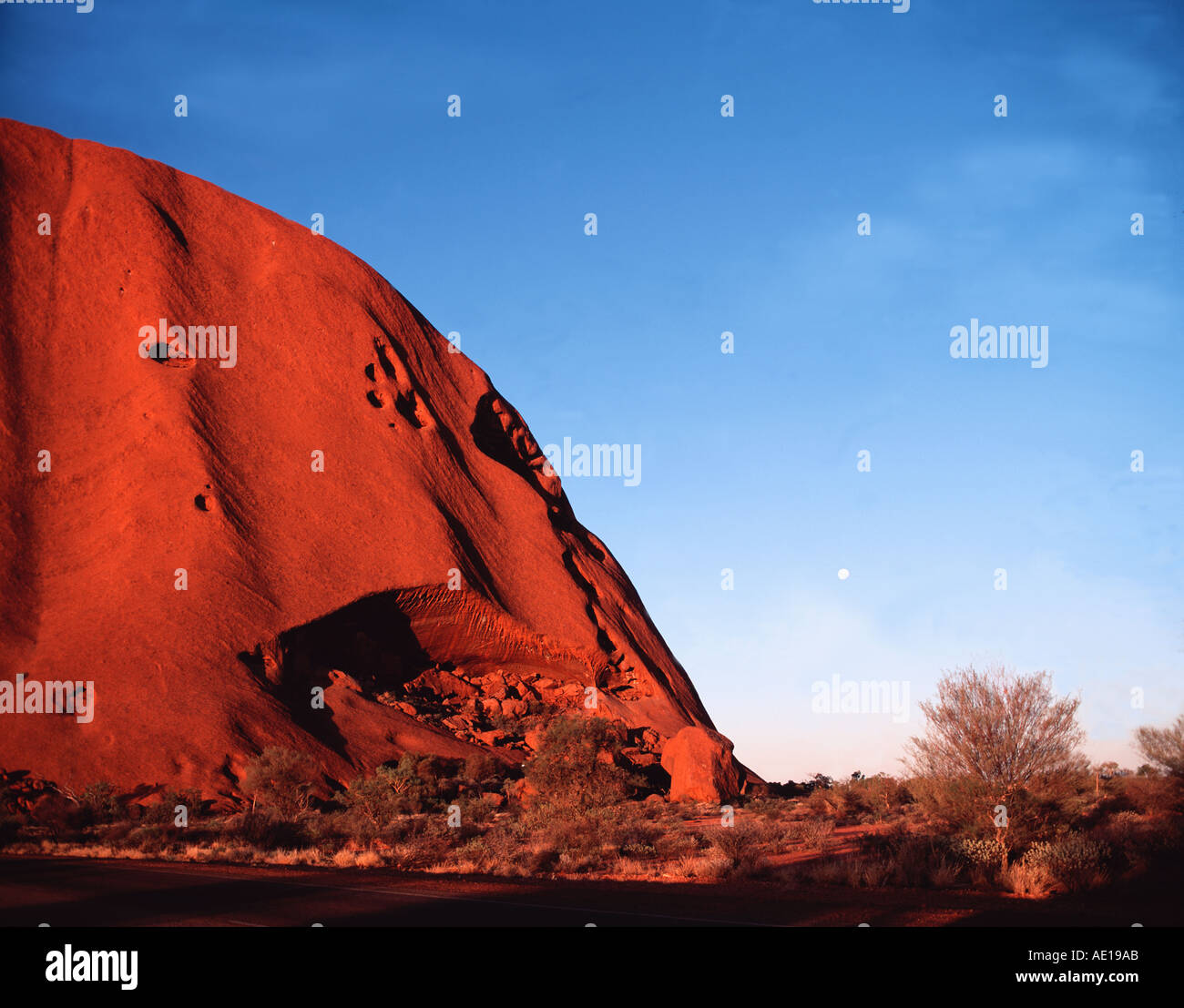 Detail of Uluru Central Australia Icon Stock Photo - Alamy