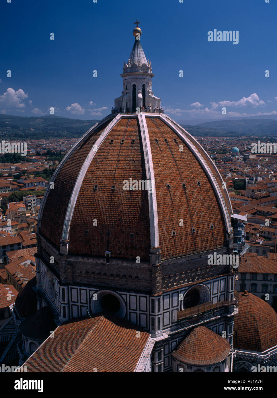 Italy, Tuscany, Florence, The Duomo. Dome by Brunelleschi, completed in ...