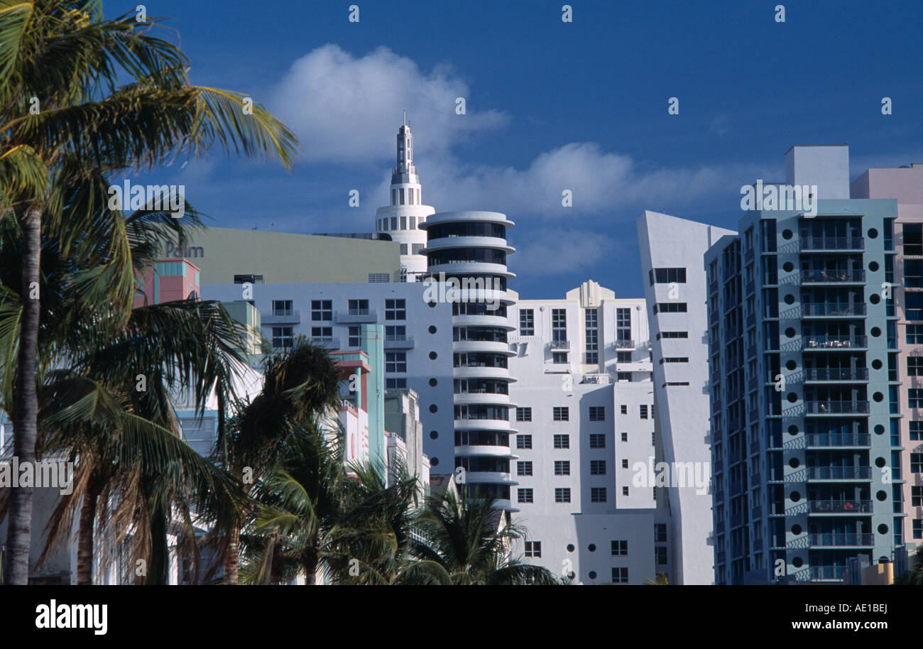 USA North America Florida Miami South Beach Art Deco and modernist ...
