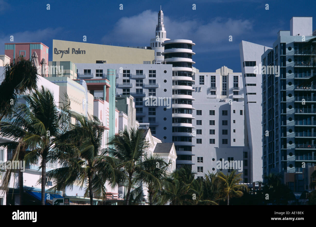 USA North America Florida Miami South Beach Art Deco and modernist ...