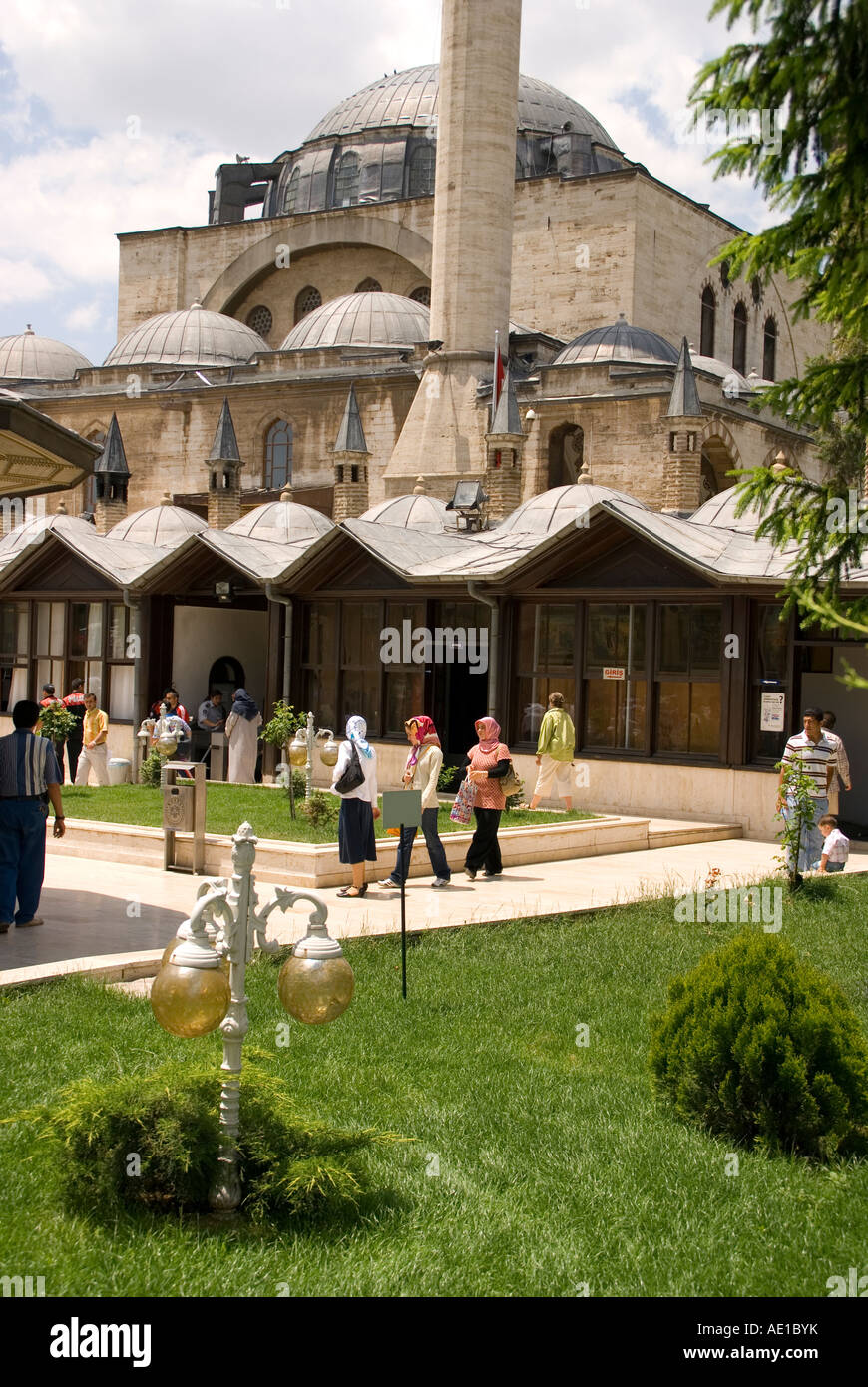 Mausoleum and Museum of Mevlana Rumi in Konya, Turkey Stock Photo - Alamy