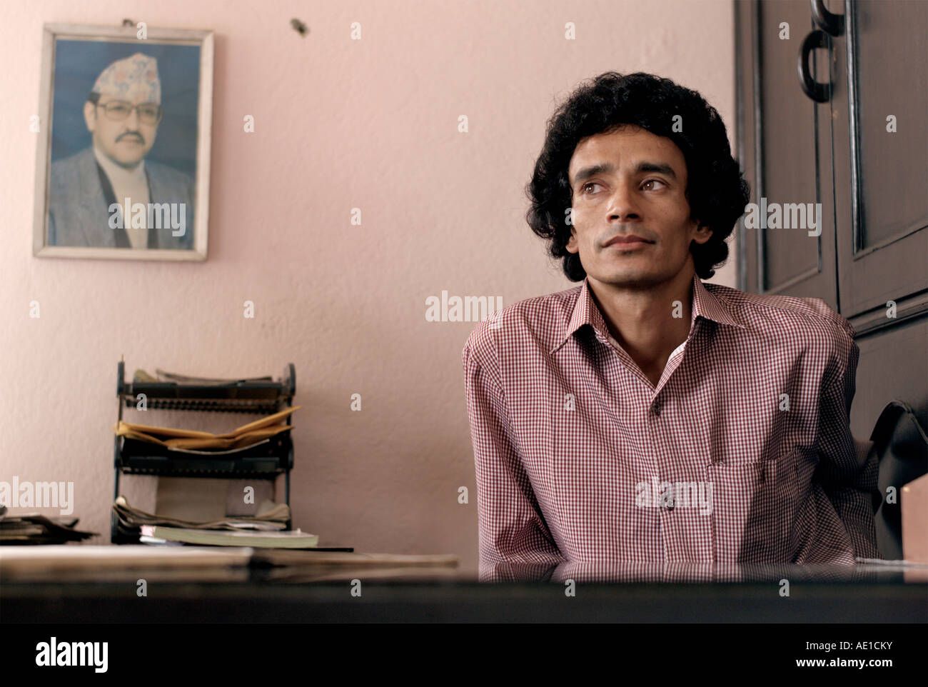 Nepalese office worker Stock Photo - Alamy