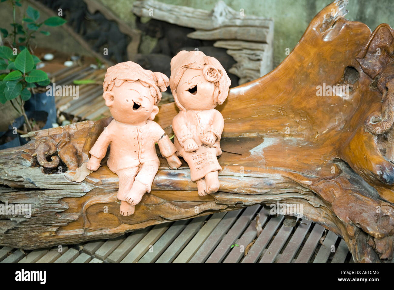 wood carved figures Stock Photo - Alamy