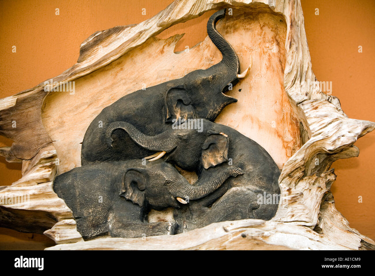 wood carved figures Stock Photo - Alamy