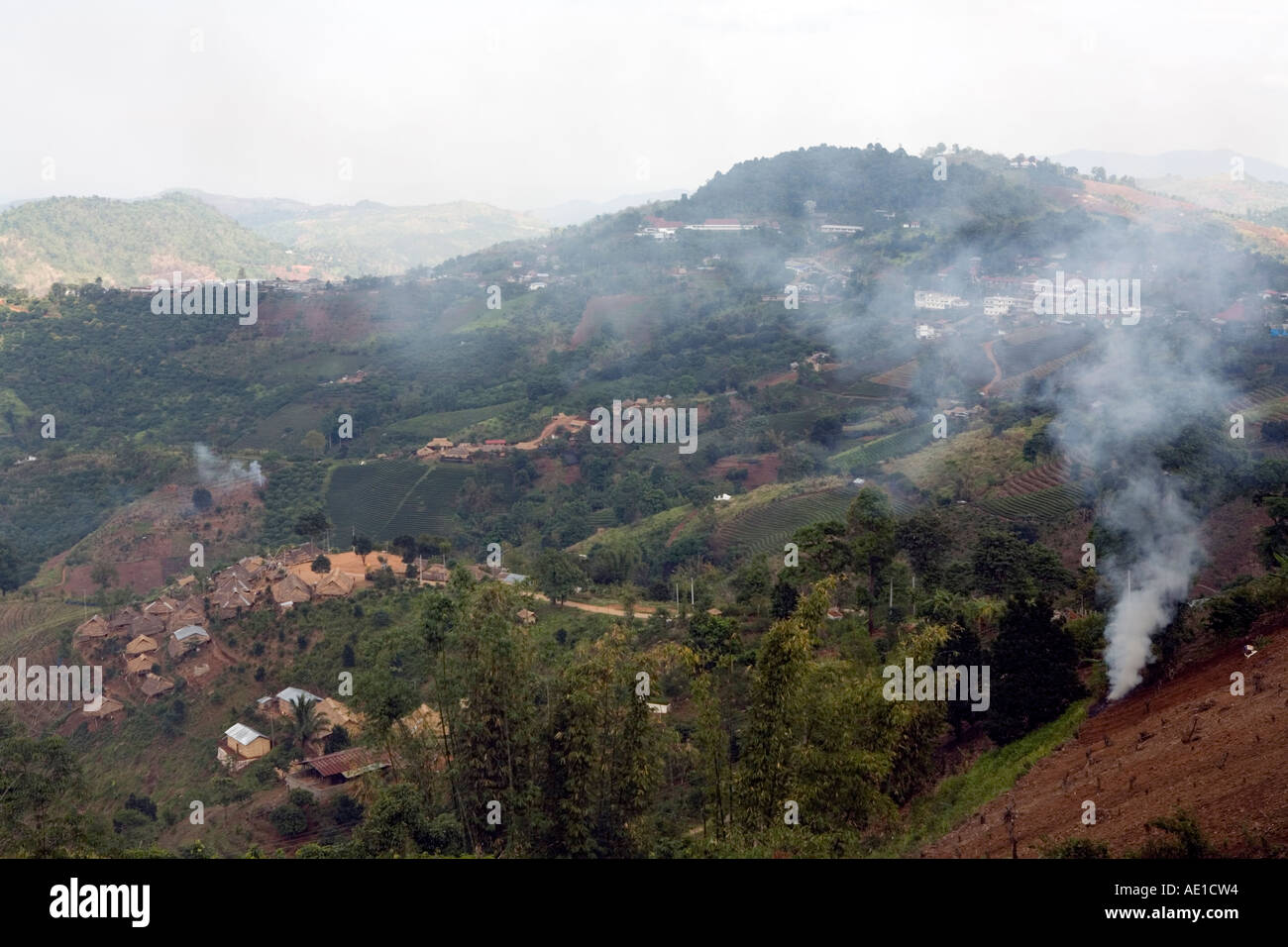 Akha village north thailand hi-res stock photography and images - Alamy