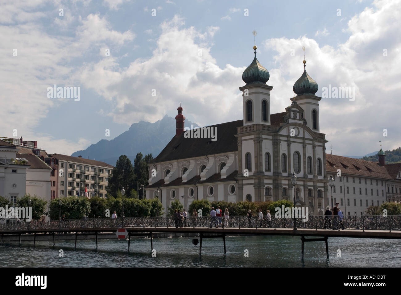 Franziskanerkirche Church Luzern Switzerland Stock Photo - Alamy