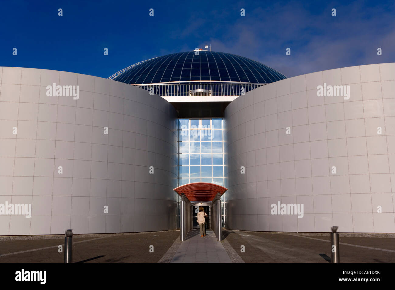 Iceland Reykjavik The Perlan building and Saga Museum Stock Photo - Alamy