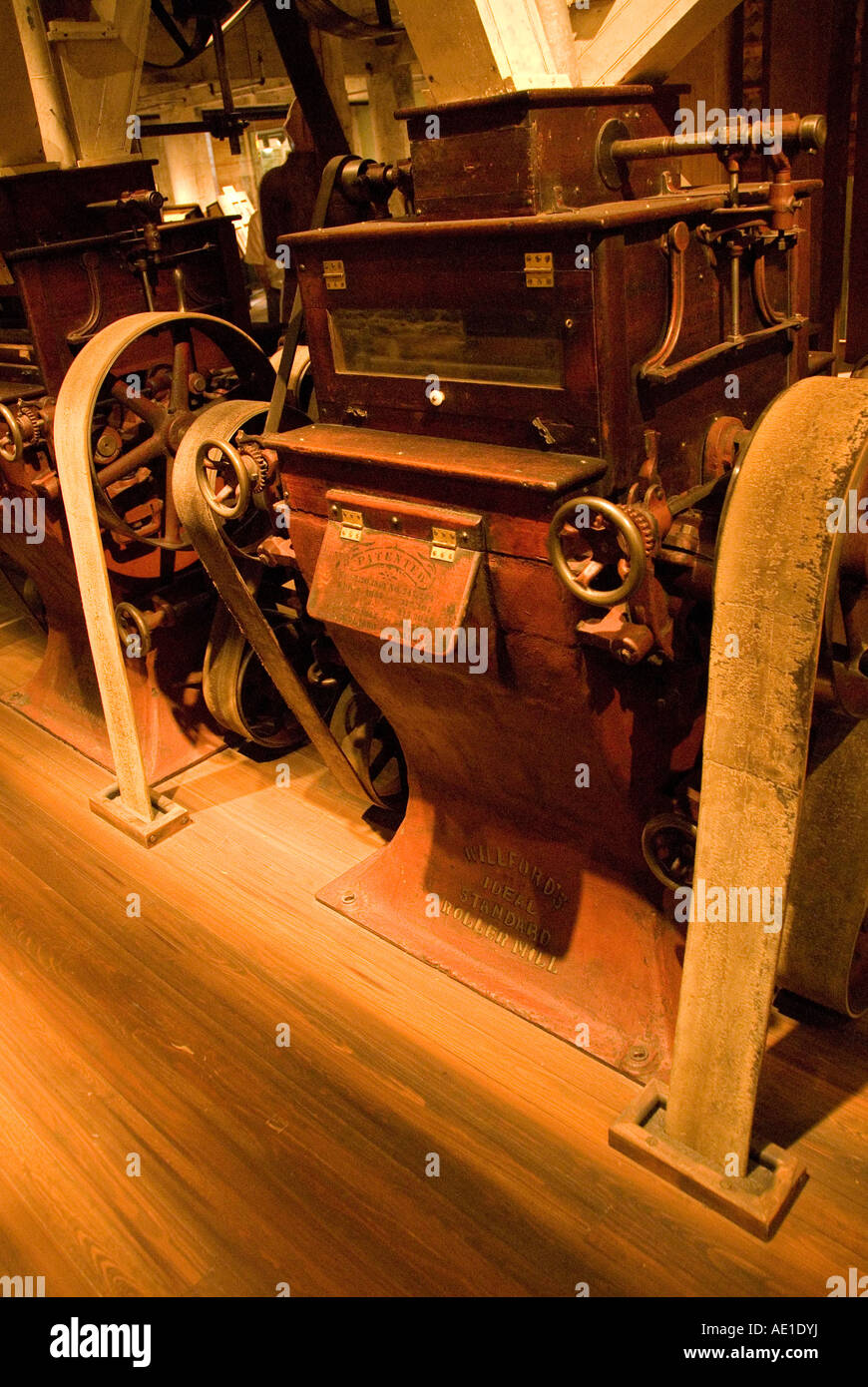 Minnesota Minneapolis Mill City Museum showing flour milling history ...