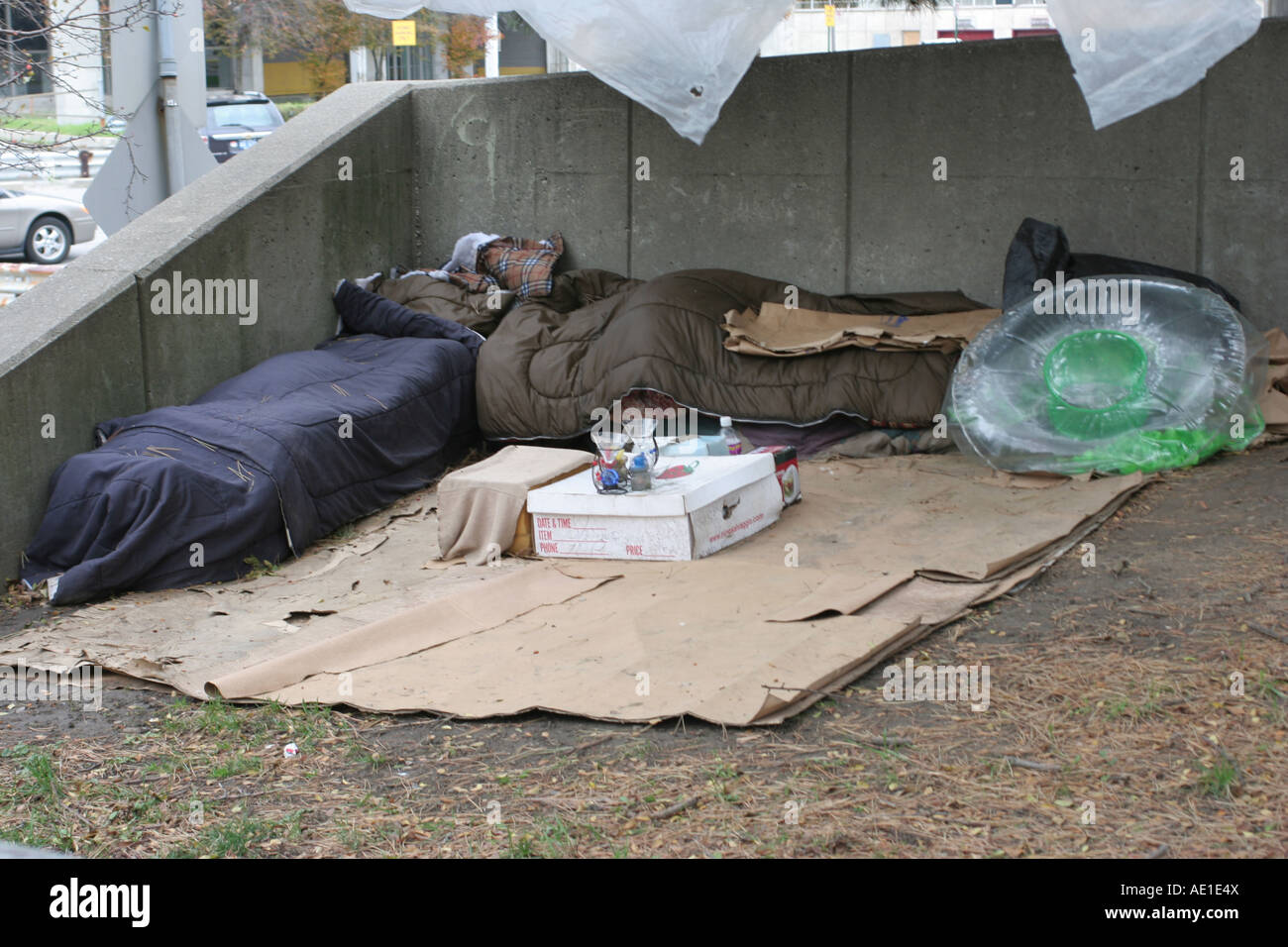 Homeless in Detroit Stock Photo - Alamy