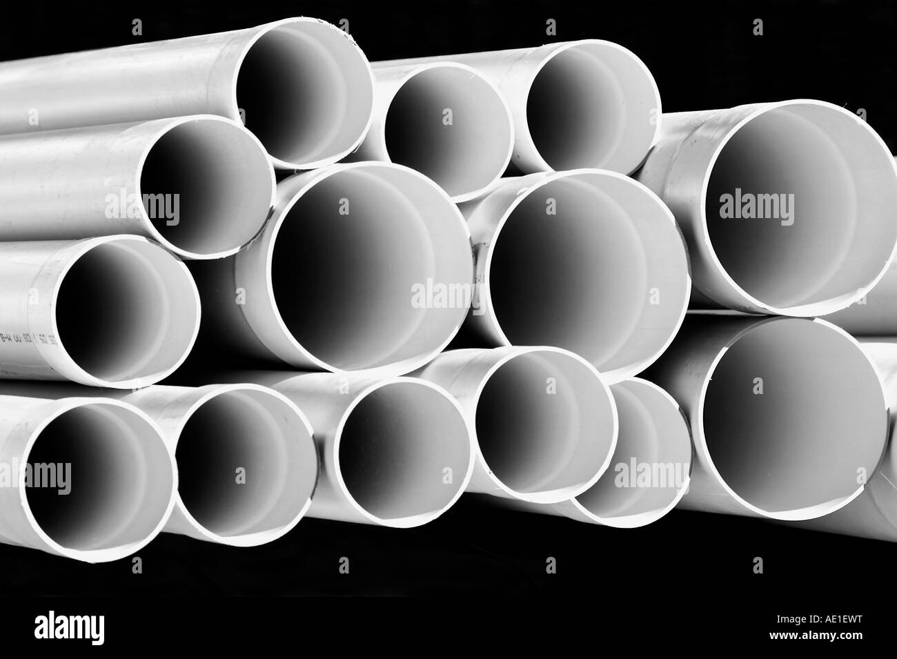 Pvc pipe Black and White Stock Photos & Images - Alamy