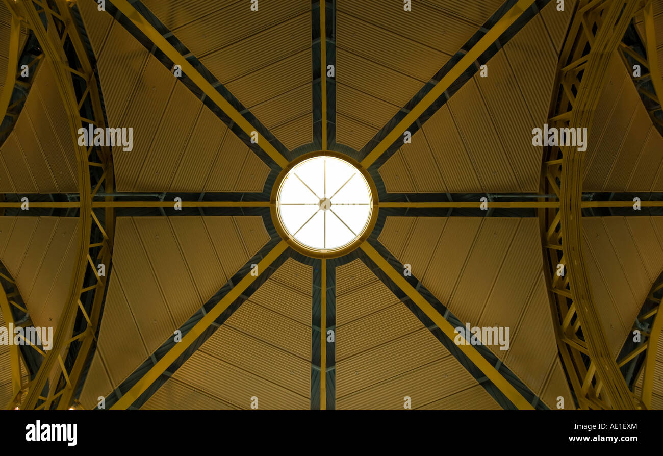 Detail of the ceiling of a terminal at Washington Reagan National ...