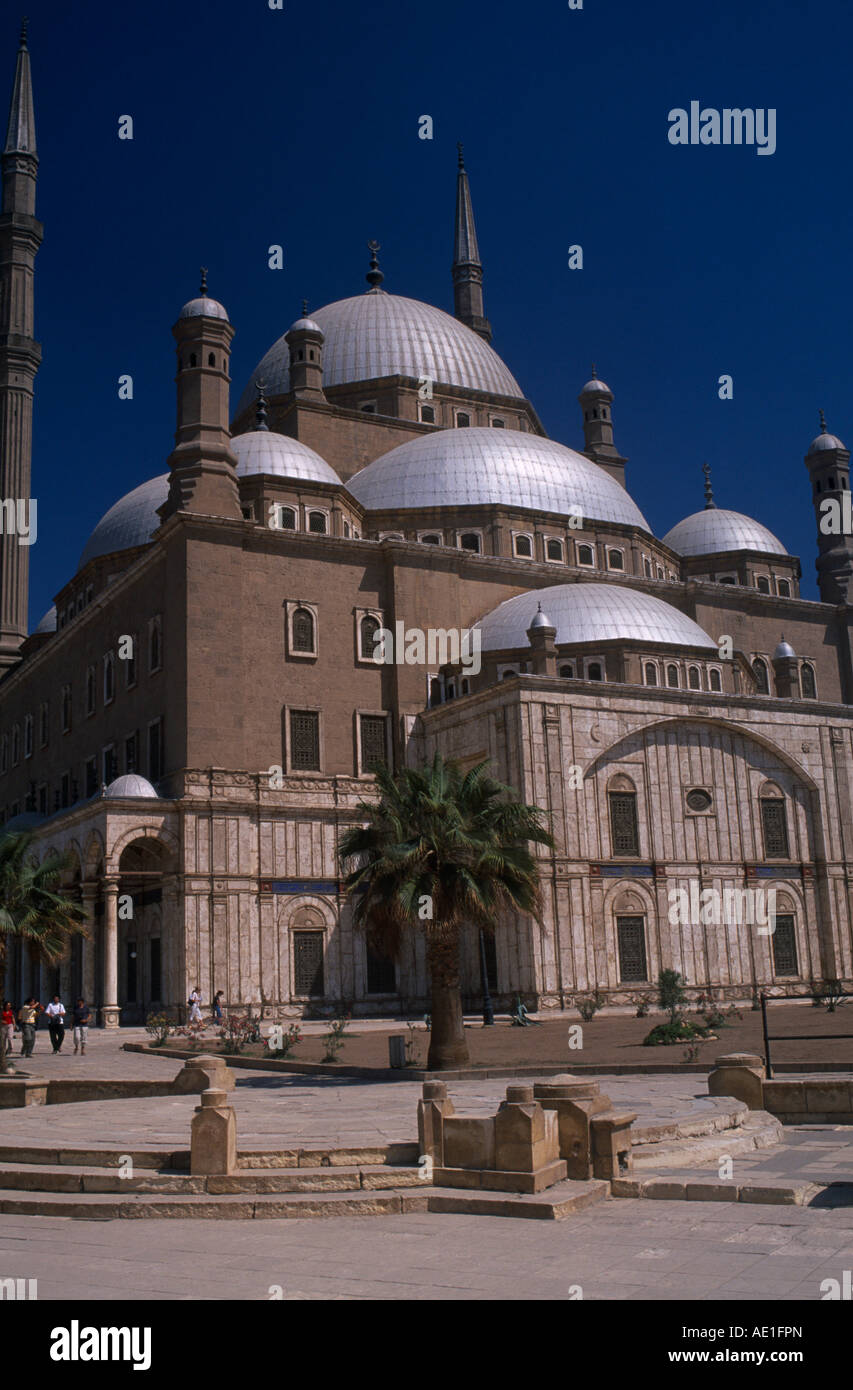 EGYPT North Africa Middle East Cairo Mohammed Ali Mosque exterior Stock ...