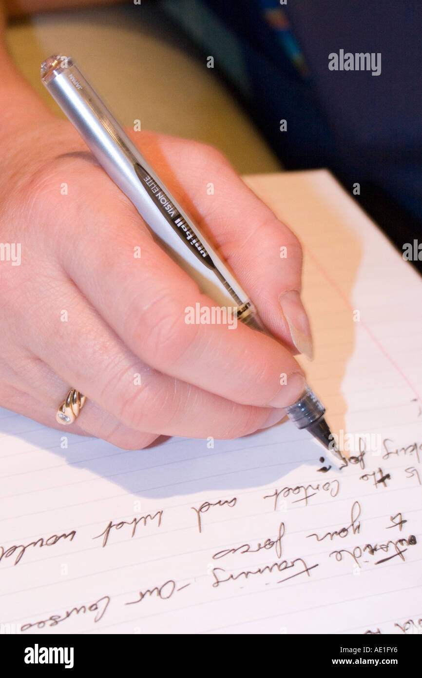 Joined up writing hi-res stock photography and images - Alamy