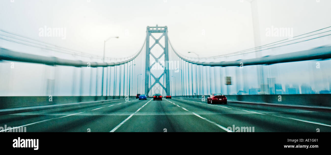 Car moving across bridge hi-res stock photography and images - Alamy