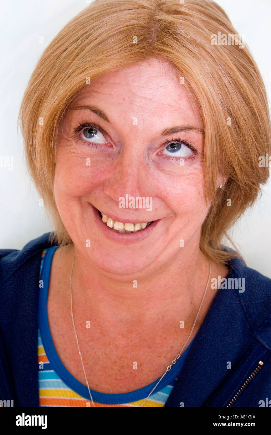 Blond middle aged irish woman hi-res stock photography and images - Alamy