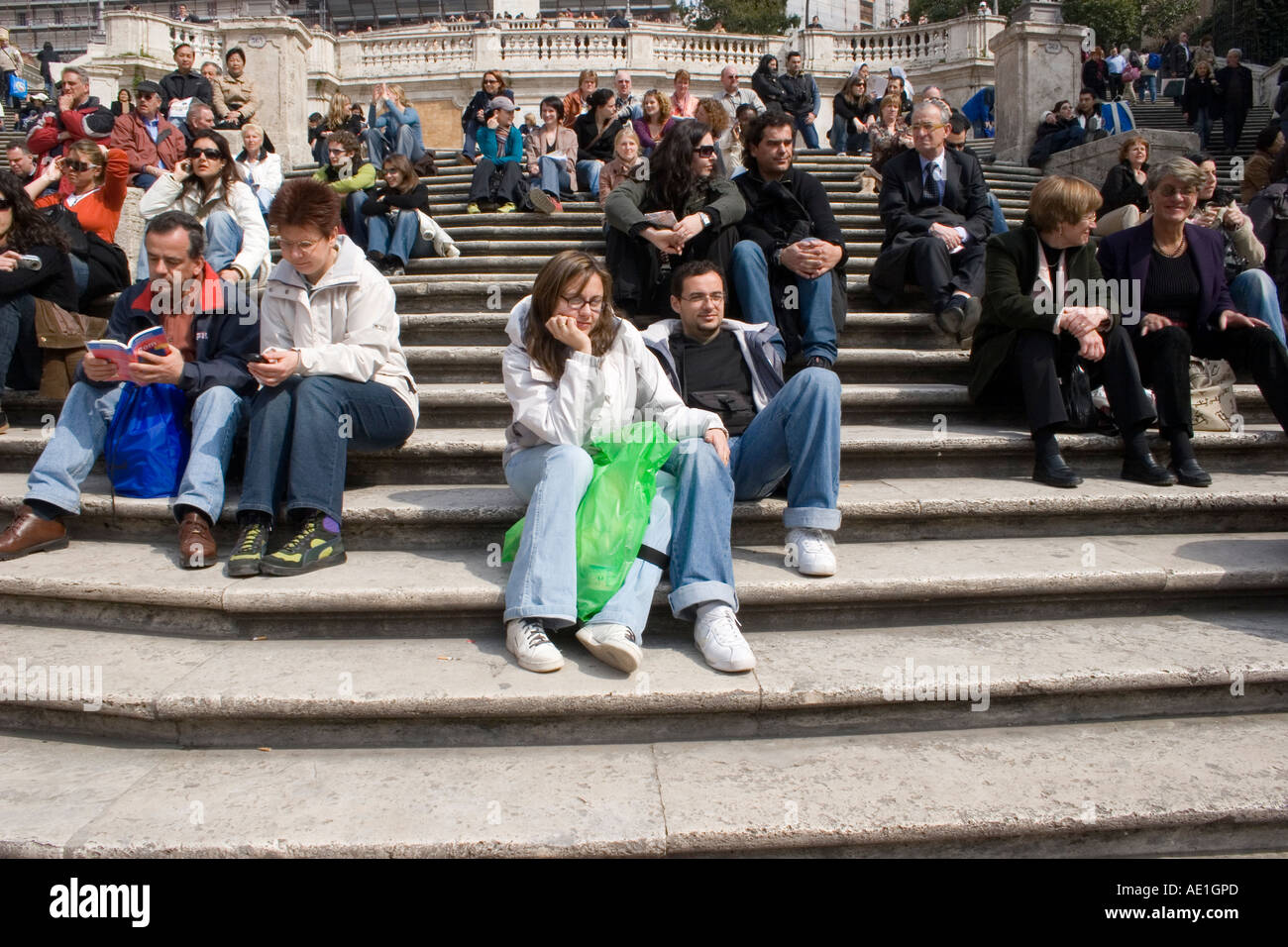 Sitting seated hi-res stock photography and images - Alamy
