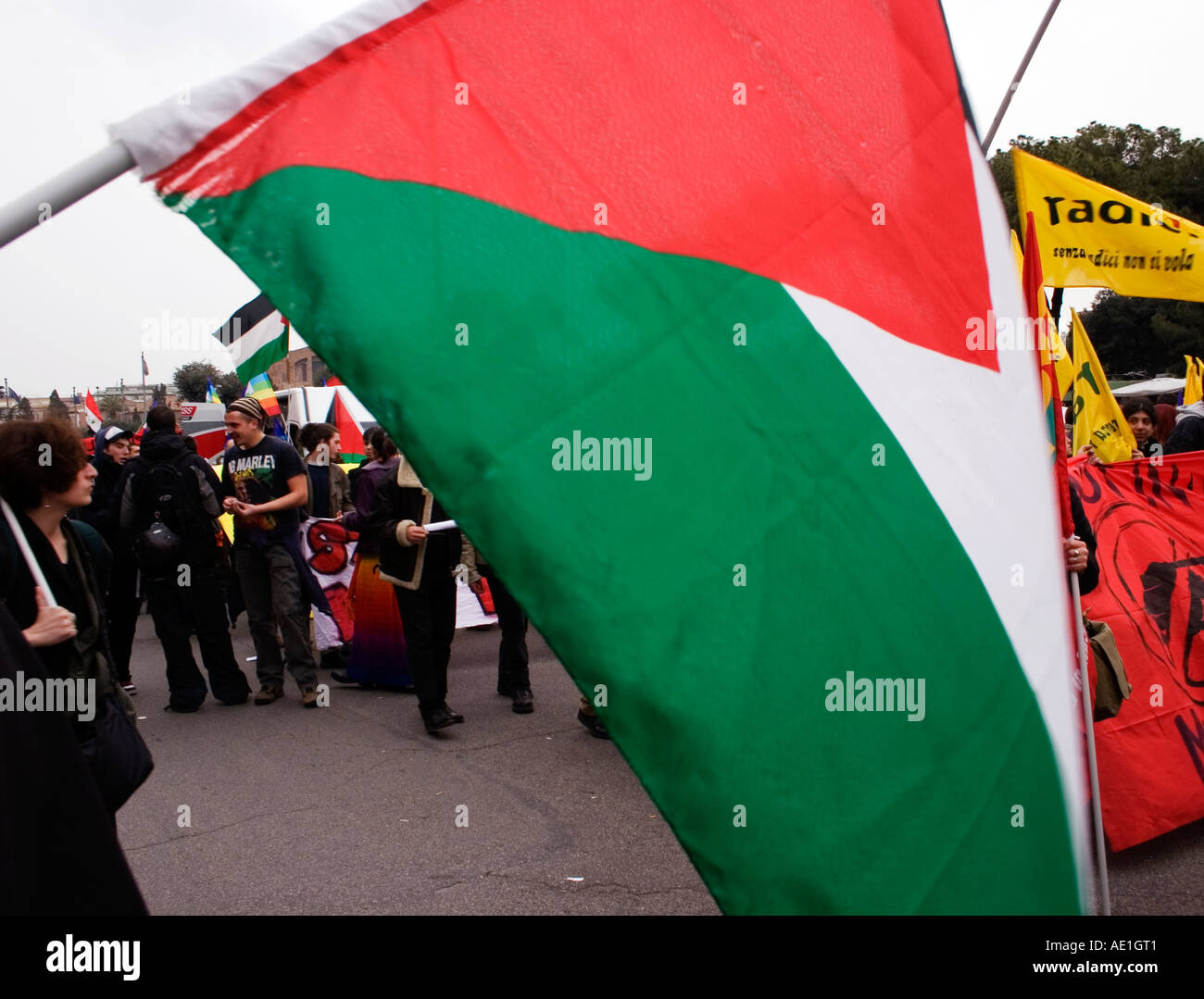 Rally for the peace hi-res stock photography and images - Alamy