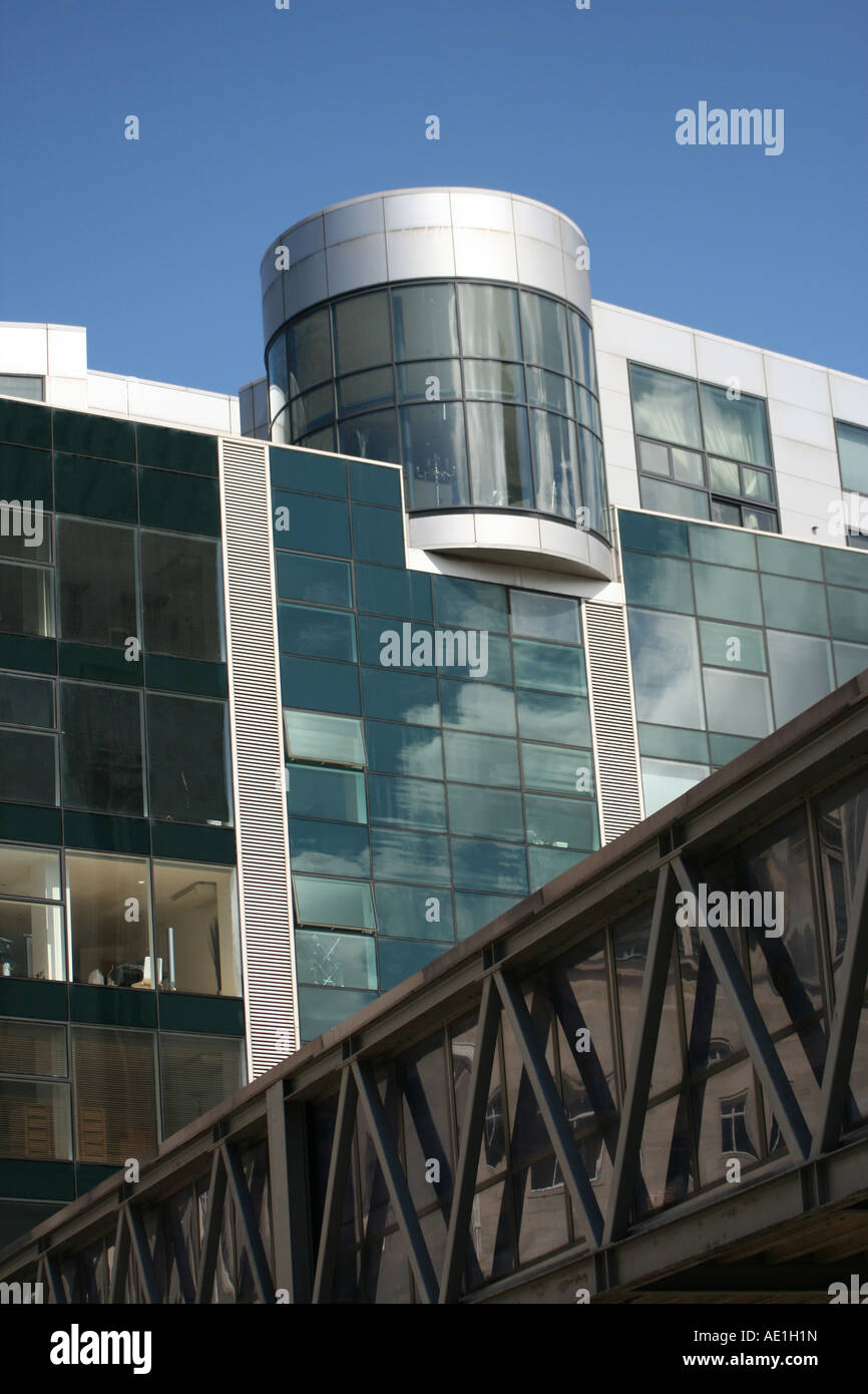 Liverpool architecture, Pier Head, modern buildings in daylight ...