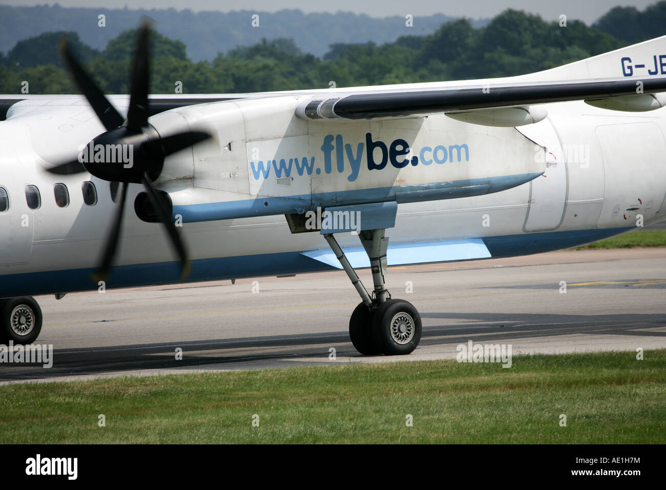 Commercial civil aviation flybe Stock Photo - Alamy
