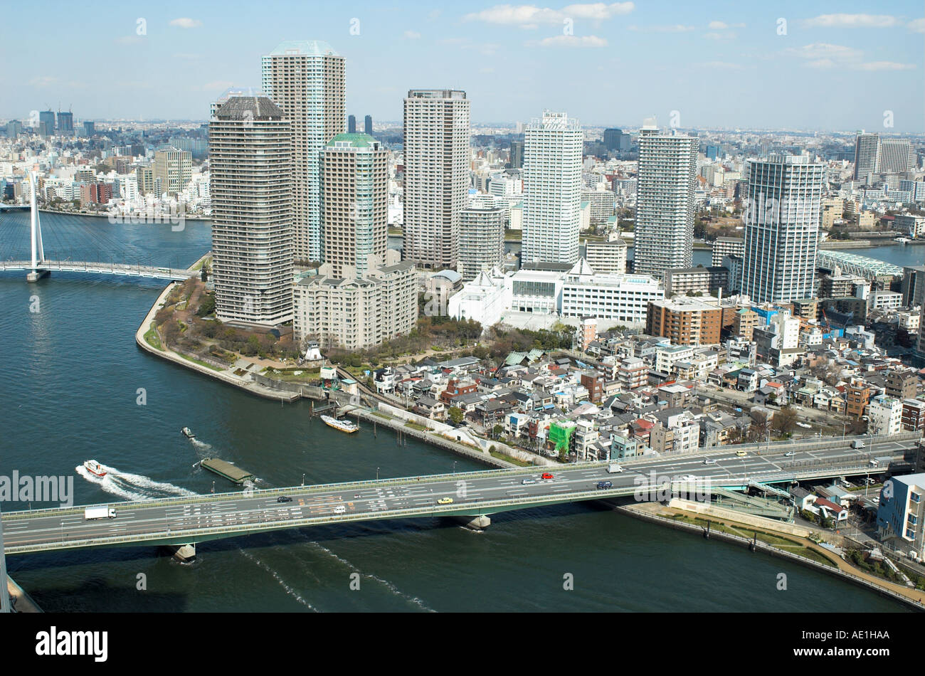 View of Tokyo Bay skyscrapers and city Stock Photo - Alamy