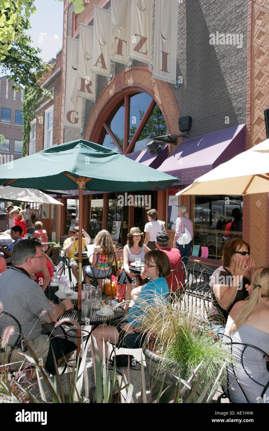 Ann Arbor Michigan,Main Street,Art Fairs,al fresco sidewalk outside ...