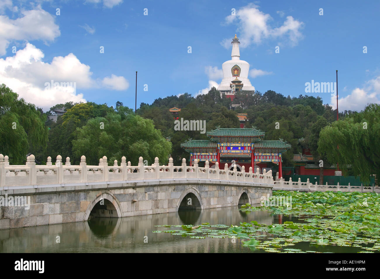 Beautiful Scene of Beijing Imperial Park Stock Photo - Alamy