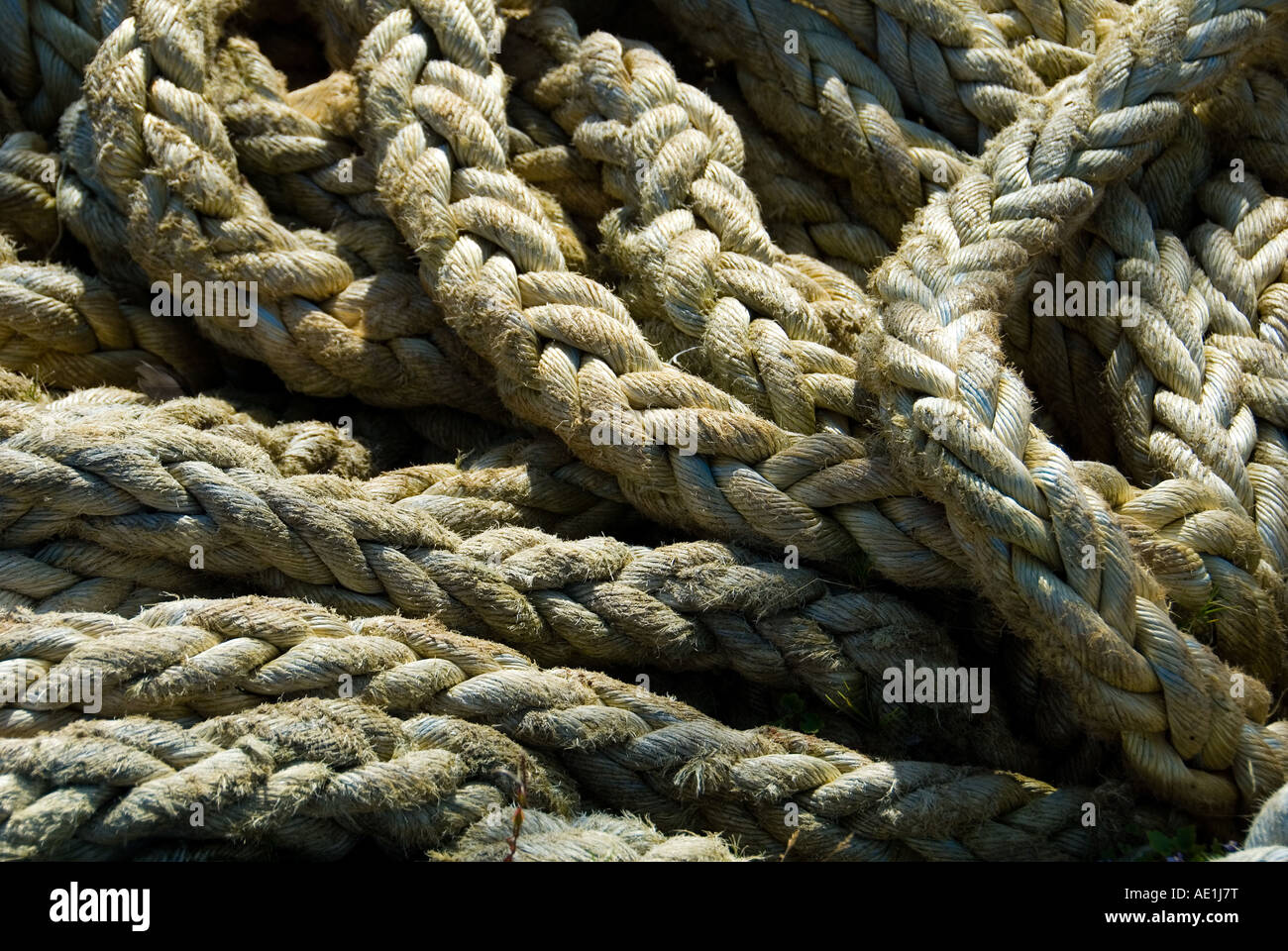 Mooring Rope Background Stock Photo - Alamy