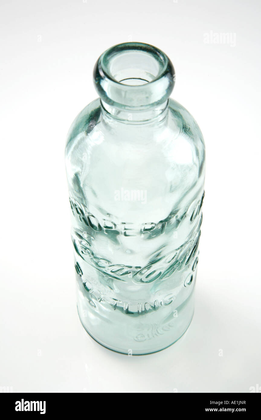 Empty coca cola bottle Stock Photo - Alamy