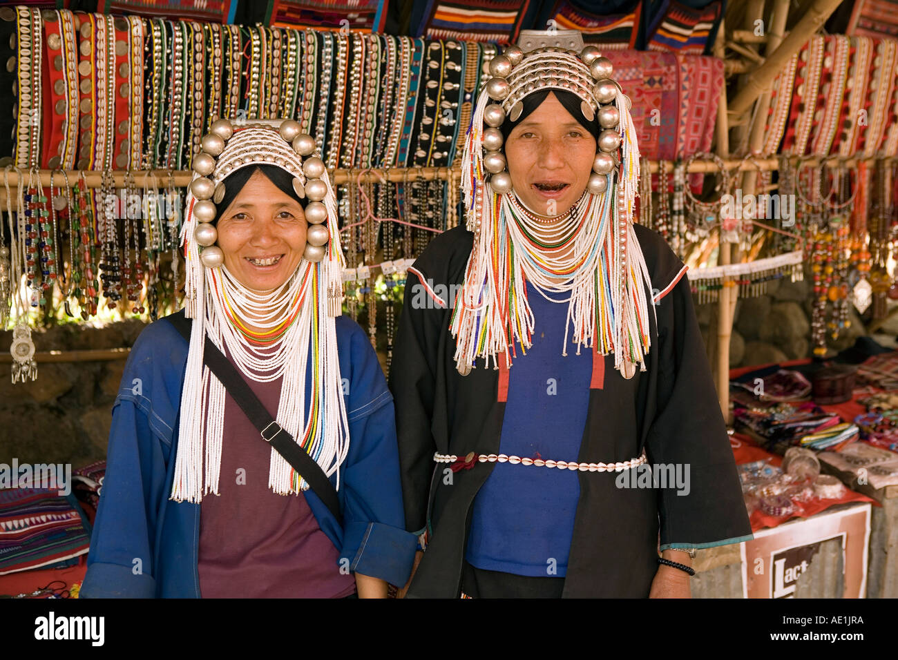 Akha people at North Thailand Stock Photo - Alamy