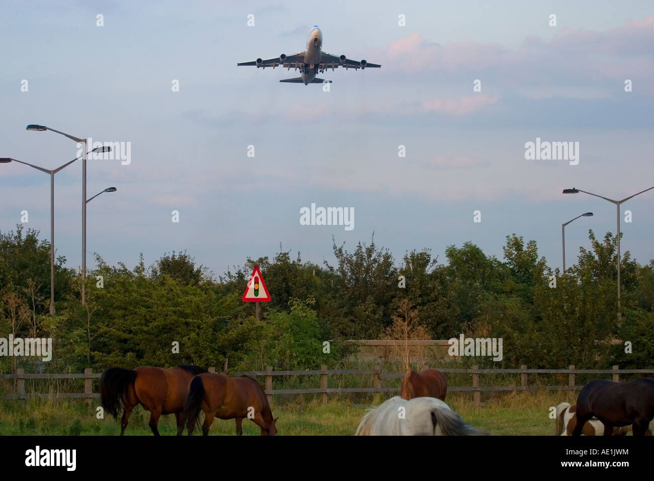 Commercial civil aviation British Airways BA Boeing 747-400 Jumbo Jet ...