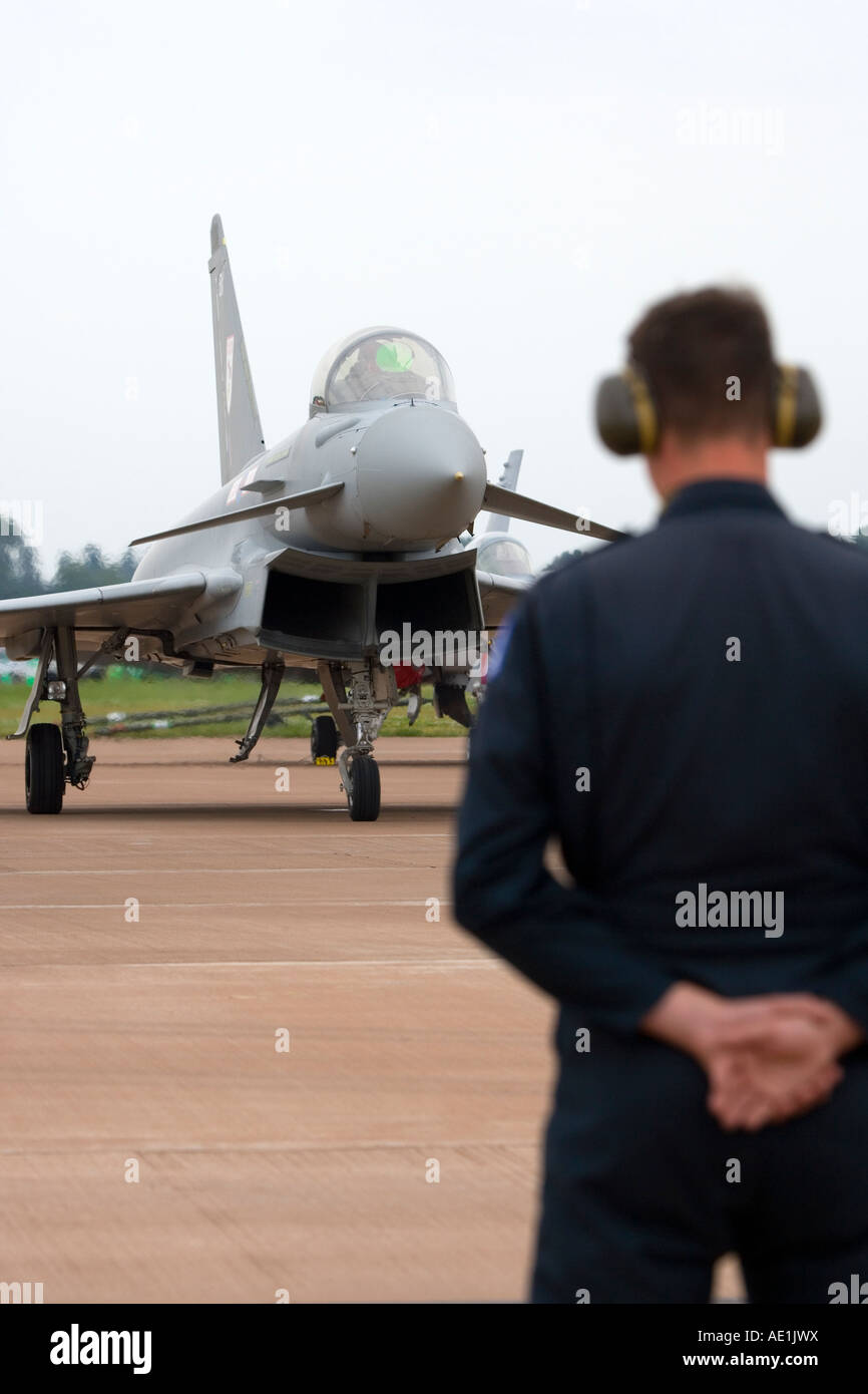 Royal Air Force Eurofighter Typhoon T1 twin-engine multi role canard ...