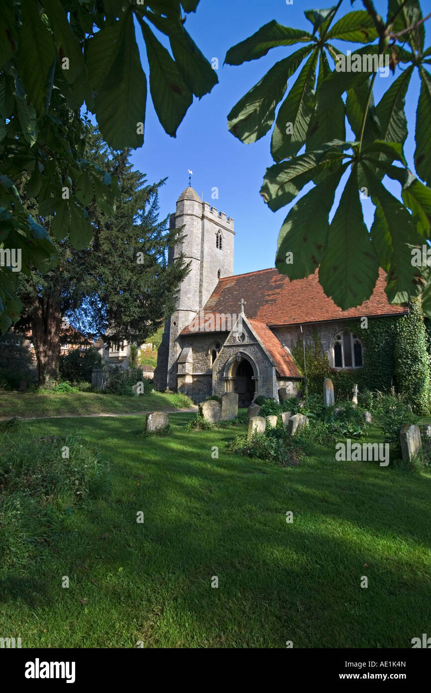 St Peter's Church, Long Wittenham 8- early morning Stock Photo - Alamy