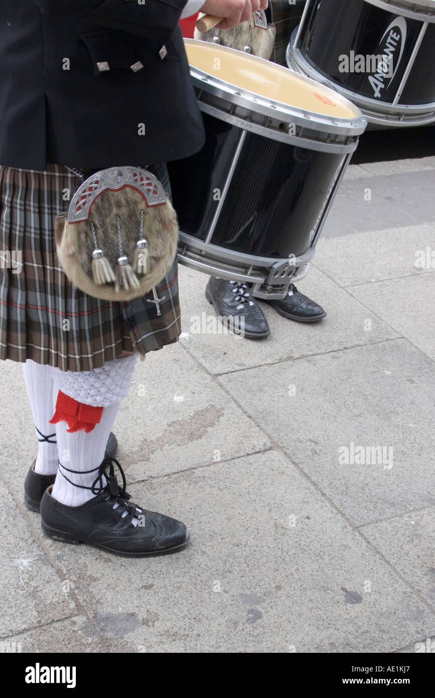 Irish Pipe and Drum Band, County Limerick Stock Photo - Alamy
