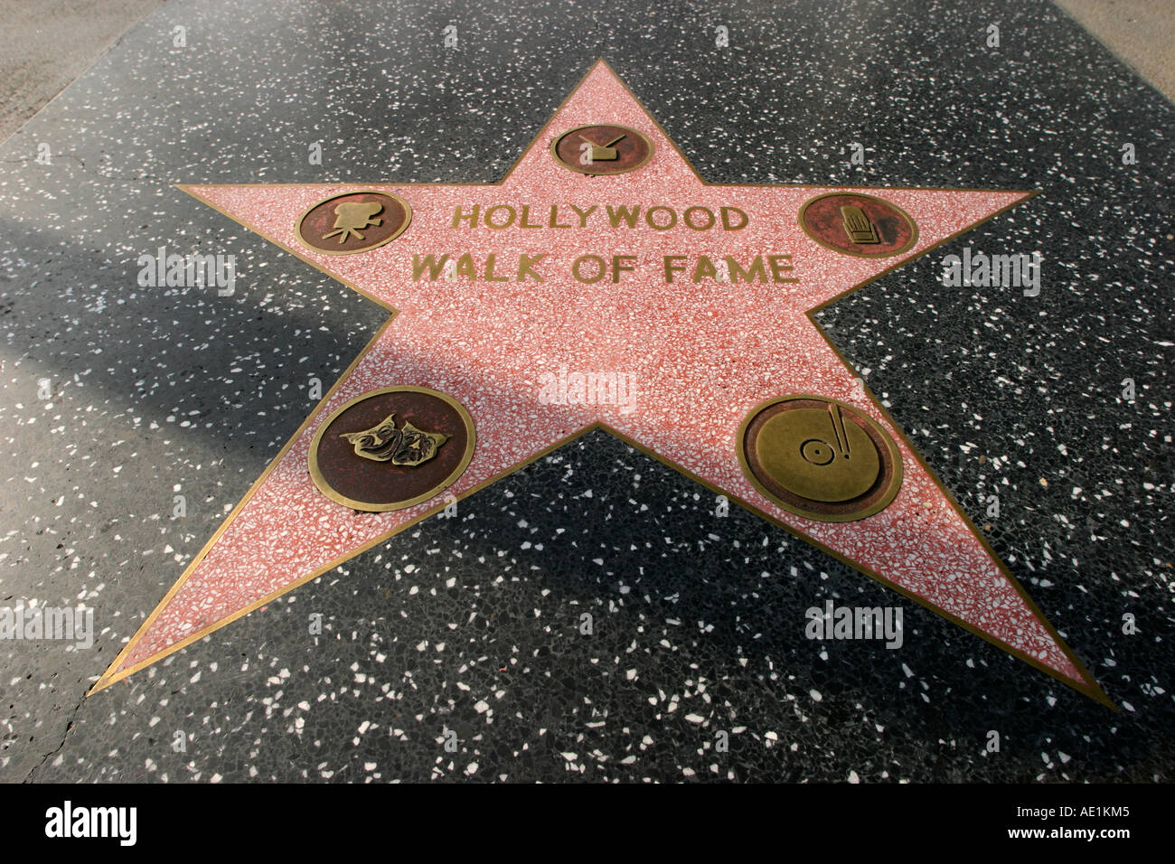 Star on the Hollywood Walk of Fame Hollywood California USA Stock Photo ...