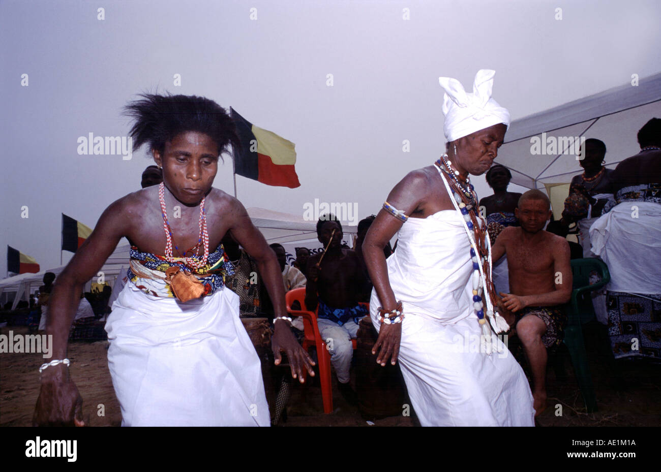 VOODOO CEREMONY IN BENIN WEST AFRICA VOODOO IS THE NATIONAL RELIGION ...