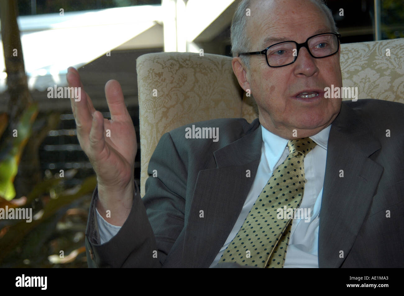 Hans Blix UN weapons inspector Stock Photo - Alamy
