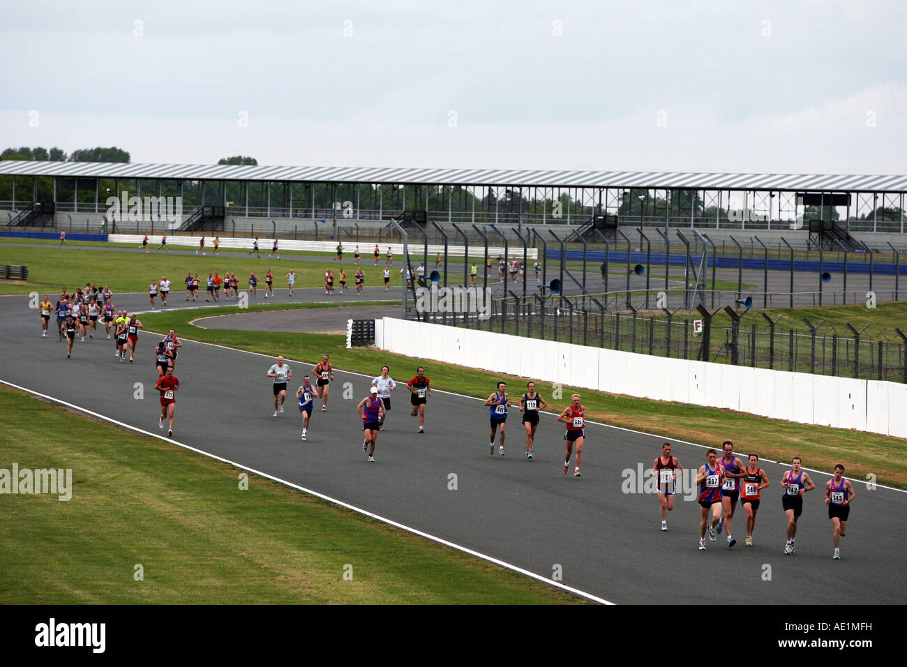 Silverstone 10km marathon race Stock Photo - Alamy