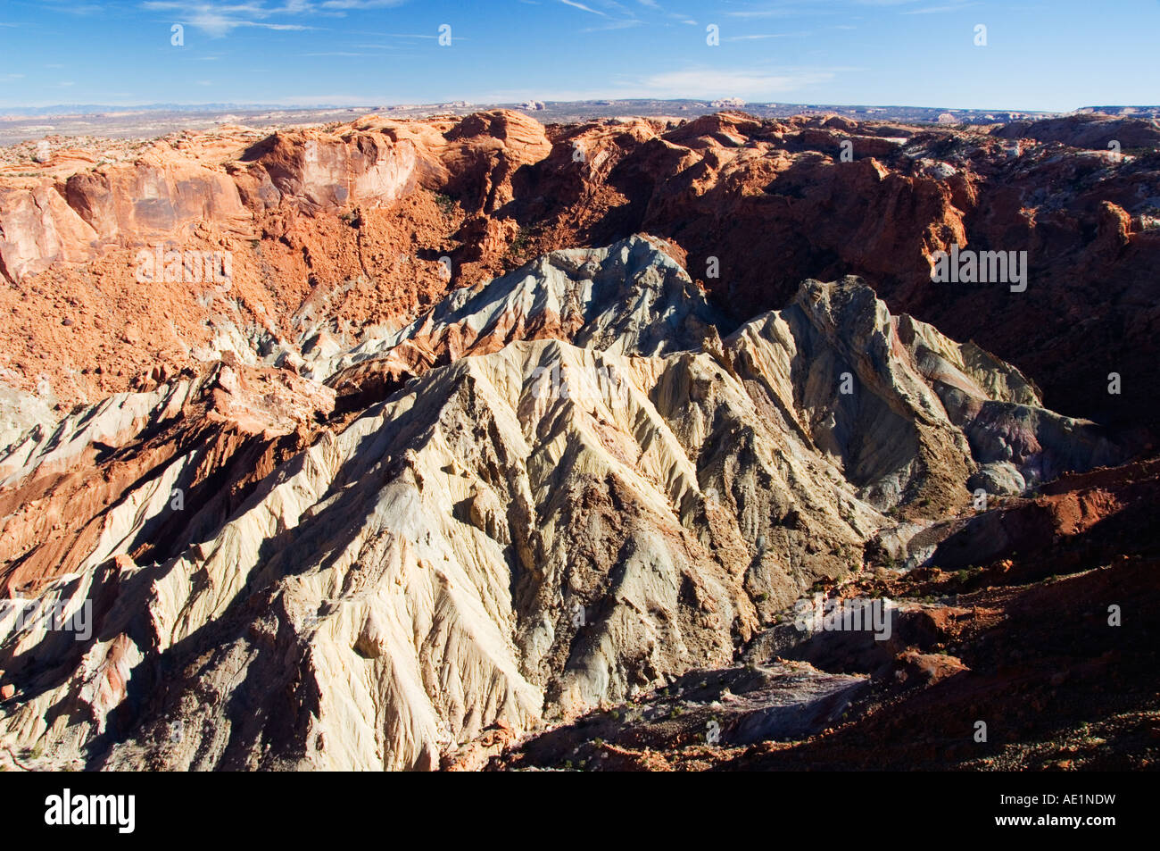 Meteor Crater at the Islands in the Sky area of the Canyonlands ...