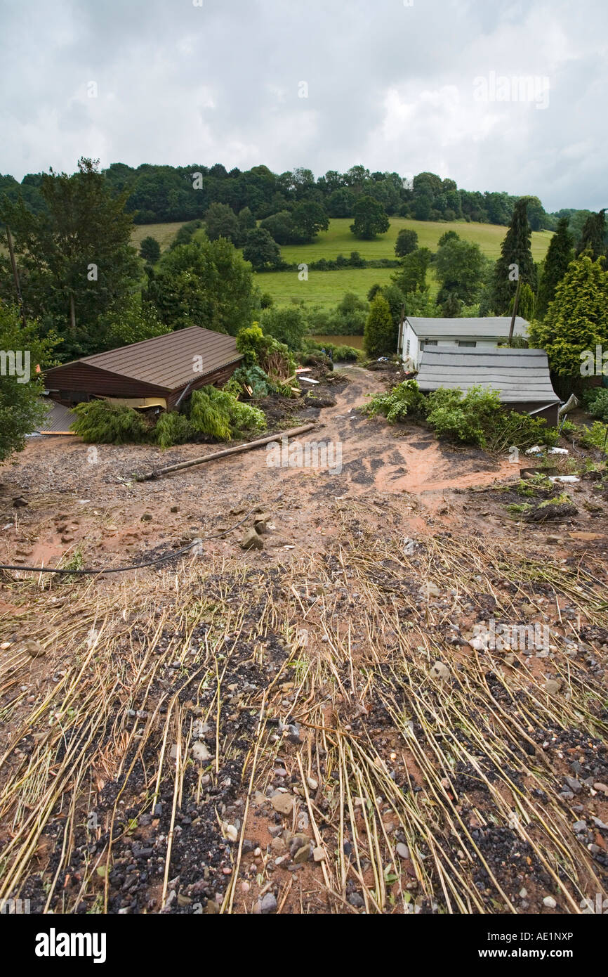 Landslip under railway bridge at Highley on the Severn Valley Railway ...