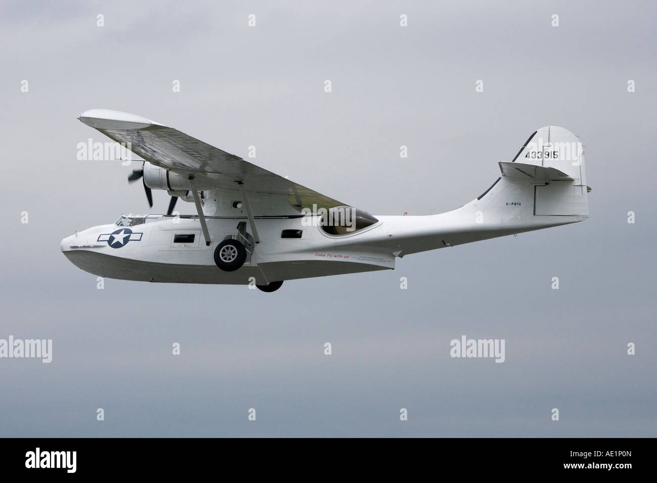 Coastal and shipping protection PBY 5A Catalina Seaplane Stock Photo ...