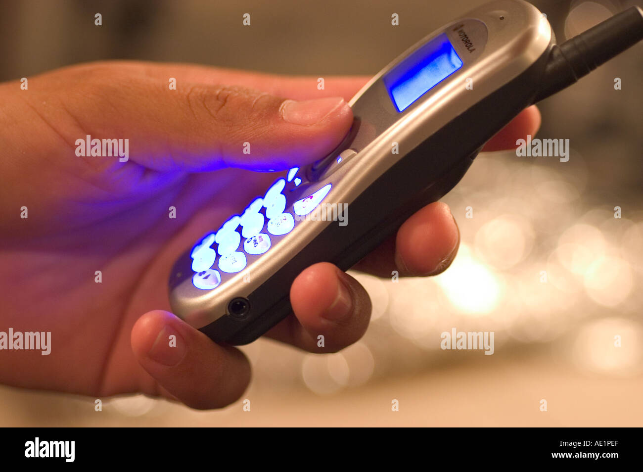 Hand held mobile phone Stock Photo - Alamy